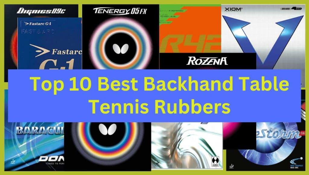 The 18 Best Table Tennis Rubbers in 2025 - TABLE TENNIS ARENA